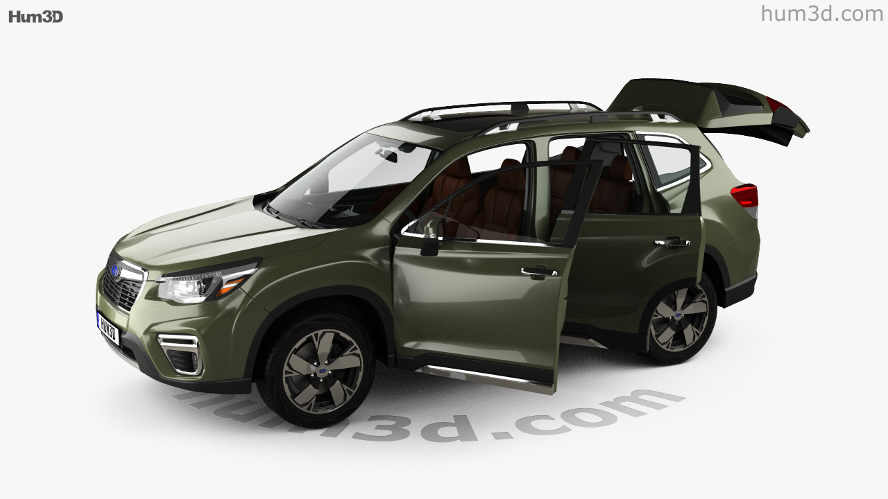 360 view of Subaru Forester Touring with HQ interior 2021 3D model ...