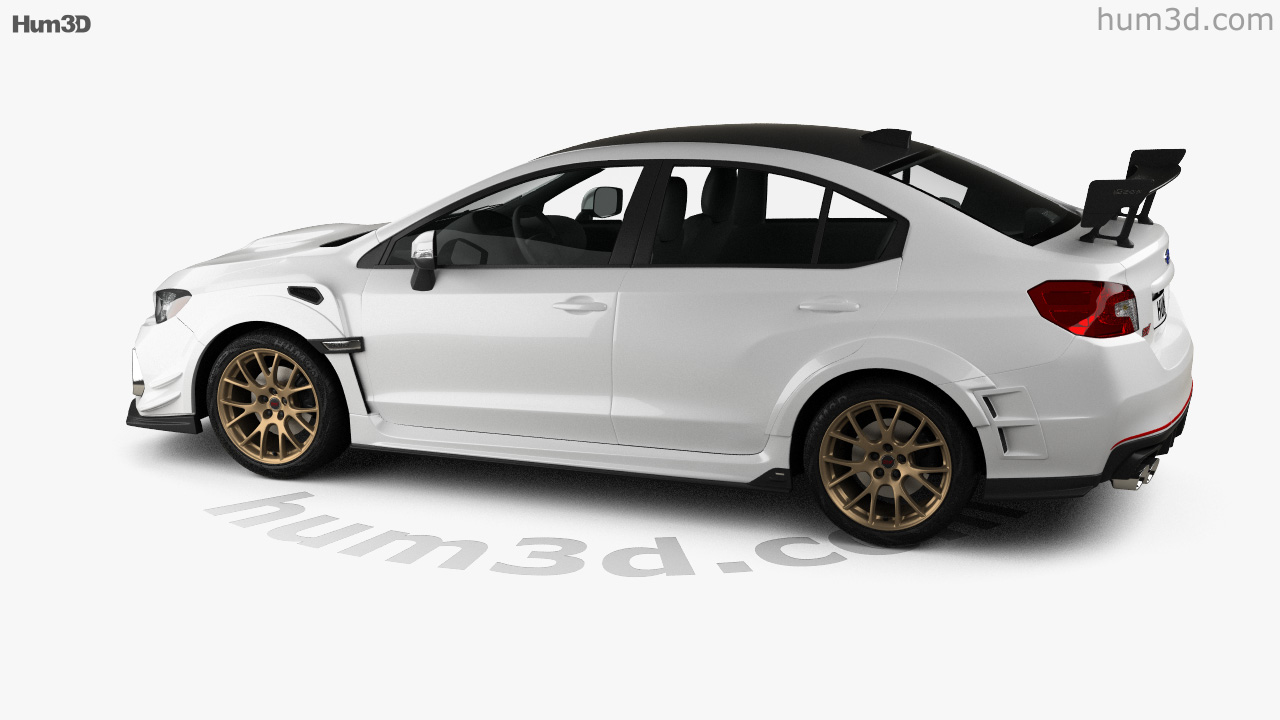 360 view of Subaru WRX STI S209 US-spec 2022 3D model - 3DModels store