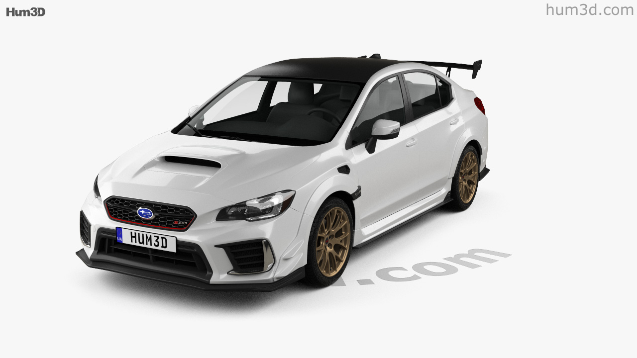 360 view of Subaru WRX STI S209 US-spec 2022 3D model - 3DModels store