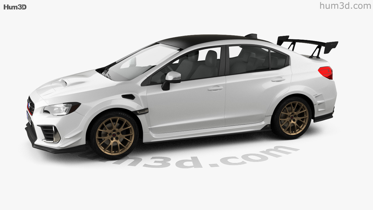 360 view of Subaru WRX STI S209 US-spec 2022 3D model - 3DModels store