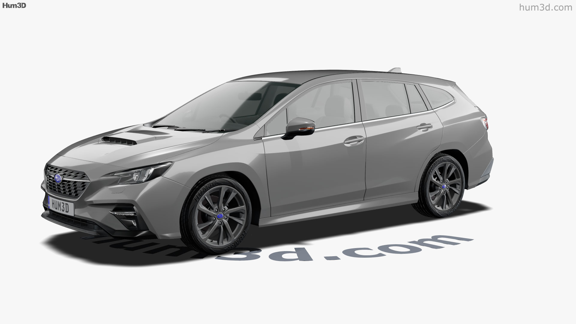 360 view of Subaru Levorg 2023 3D model - 3DModels store