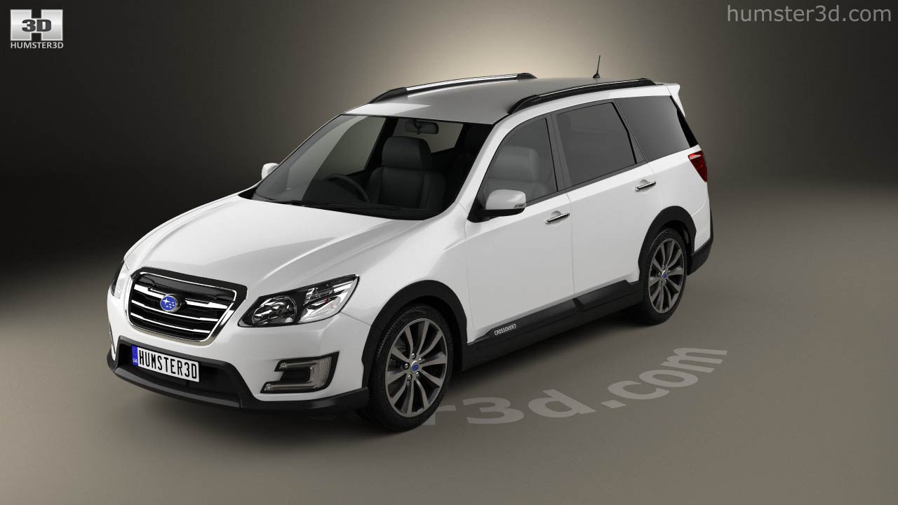360 view of Subaru Exiga Crossover 7 2018 3D model - 3DModels store