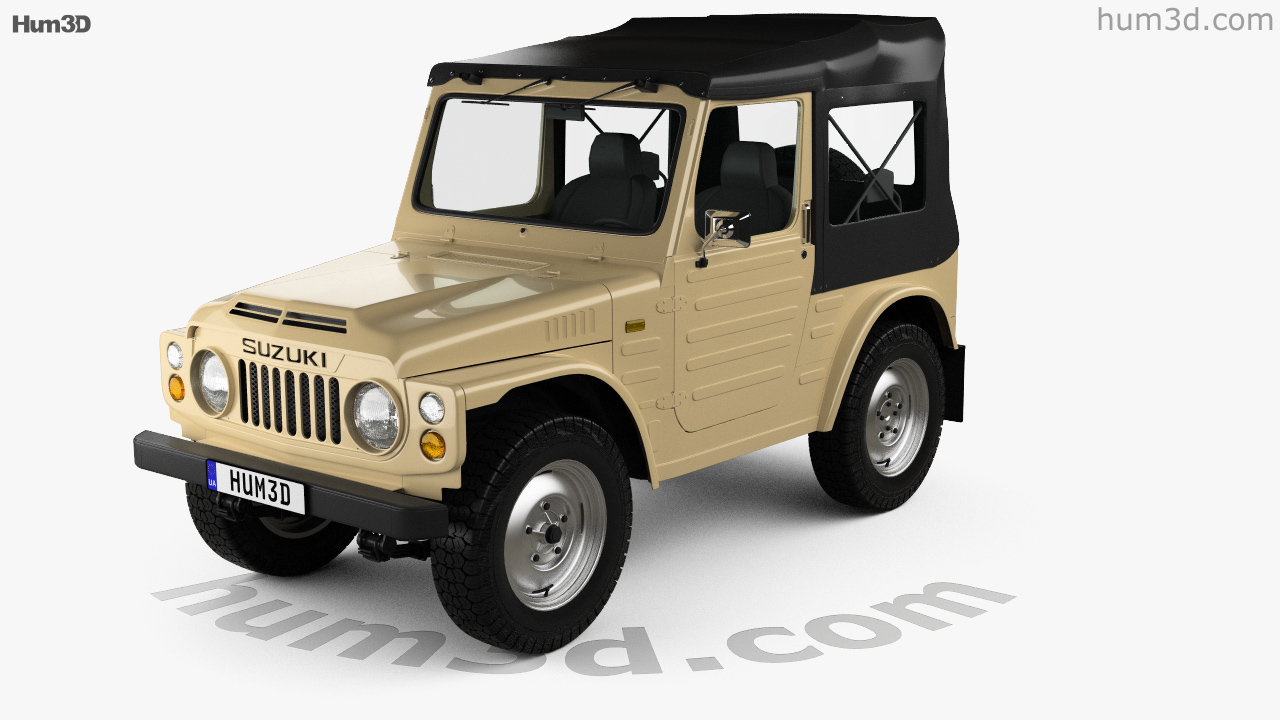 360 view of Suzuki Jimny 1977 3D model - 3DModels store