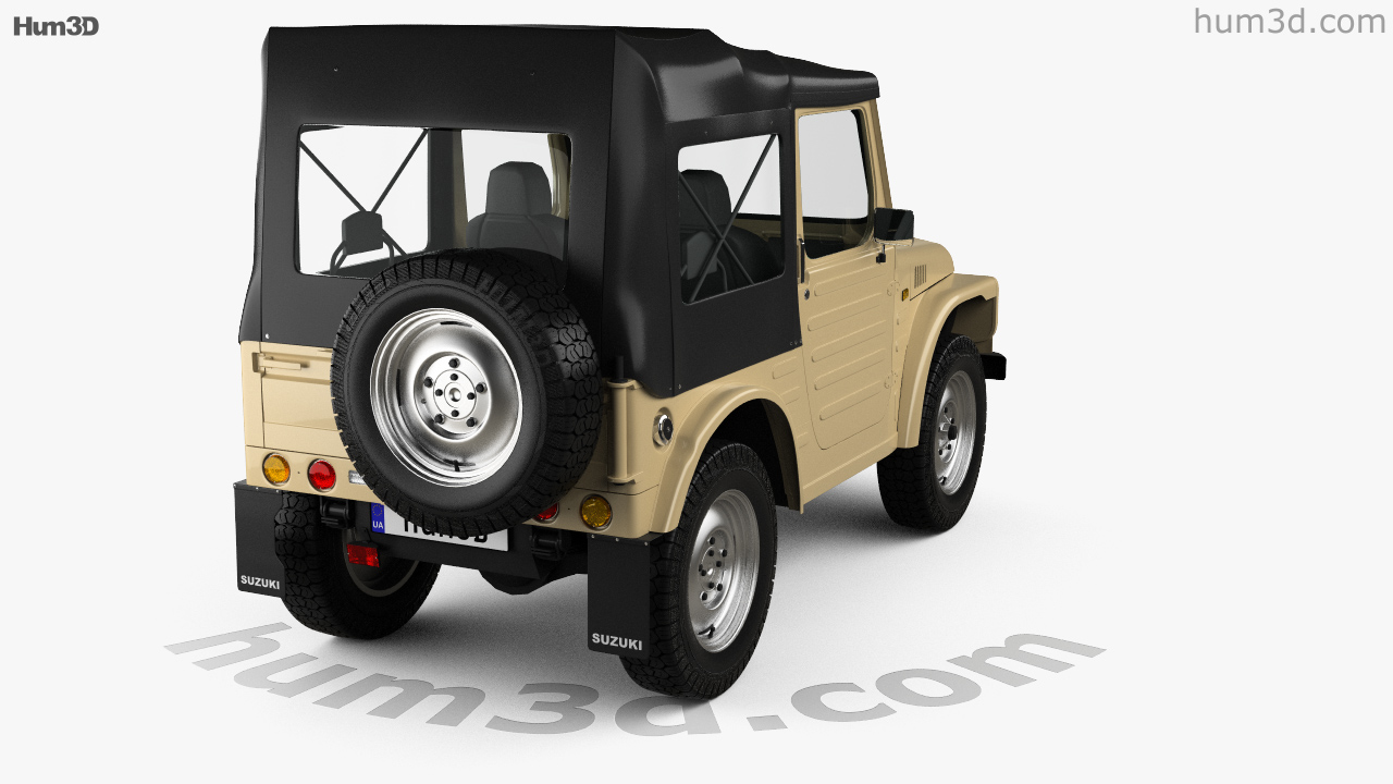 360 view of Suzuki Jimny 1977 3D model - 3DModels store