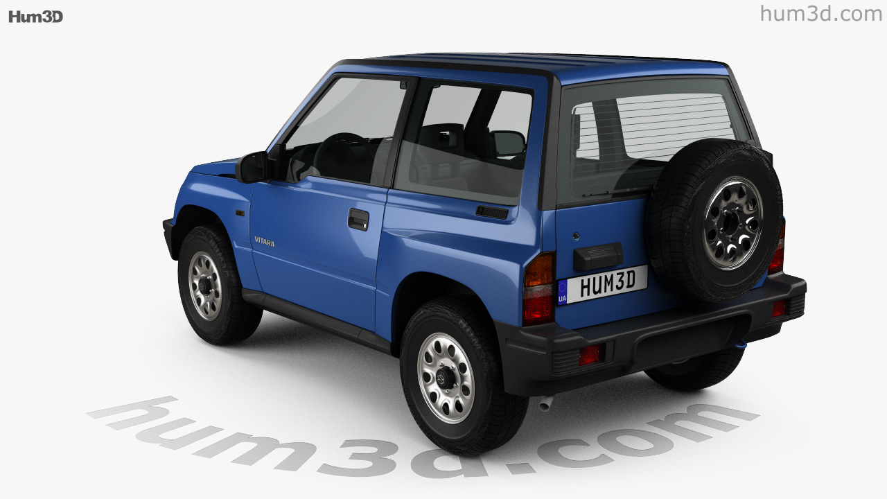 360 view of Suzuki Vitara 3-door 1998 3D model - 3DModels store