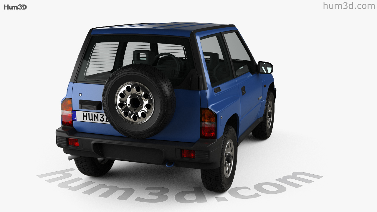 360 view of Suzuki Vitara 3-door 1998 3D model - 3DModels store