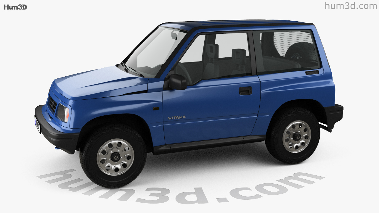 360 view of Suzuki Vitara 3-door 1998 3D model - 3DModels store
