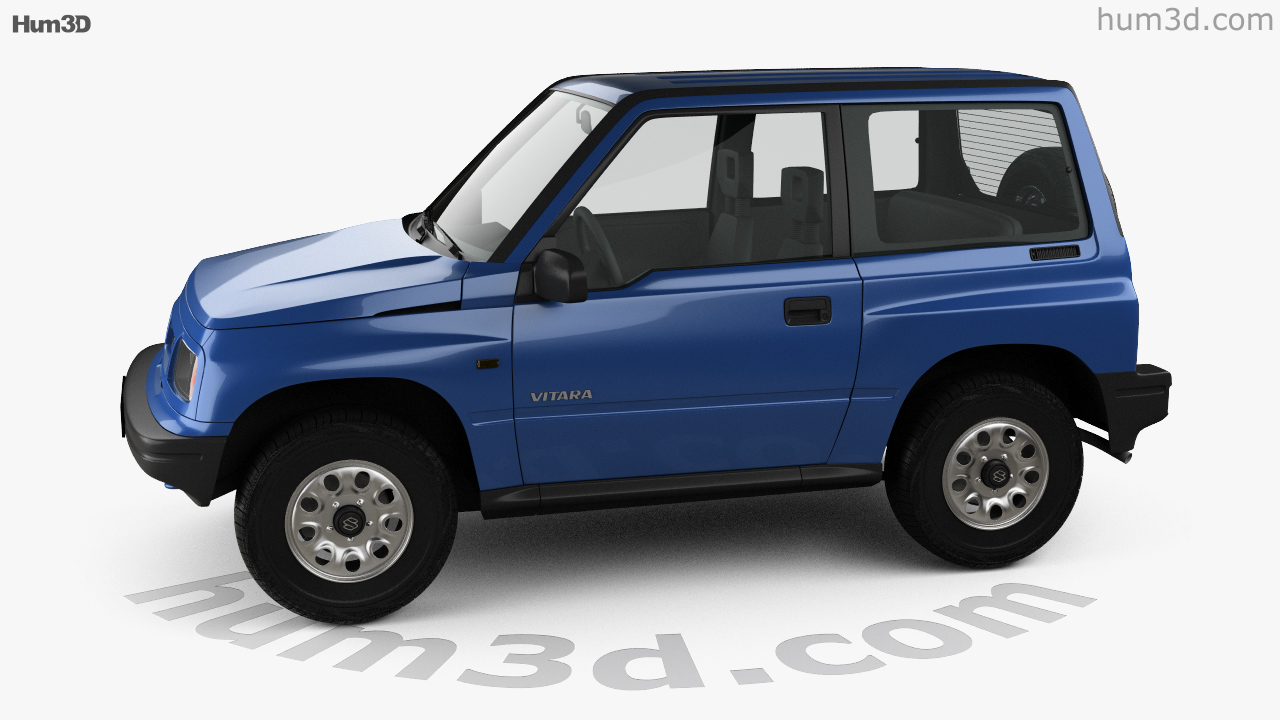 360 view of Suzuki Vitara 3-door 1998 3D model - 3DModels store