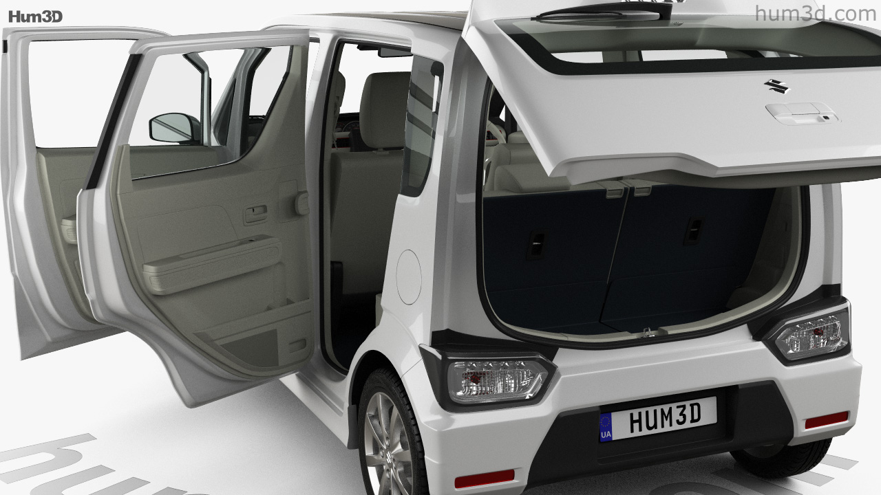 360 view of Suzuki Wagon R Stingray hybrid with HQ interior 2021 3D ...