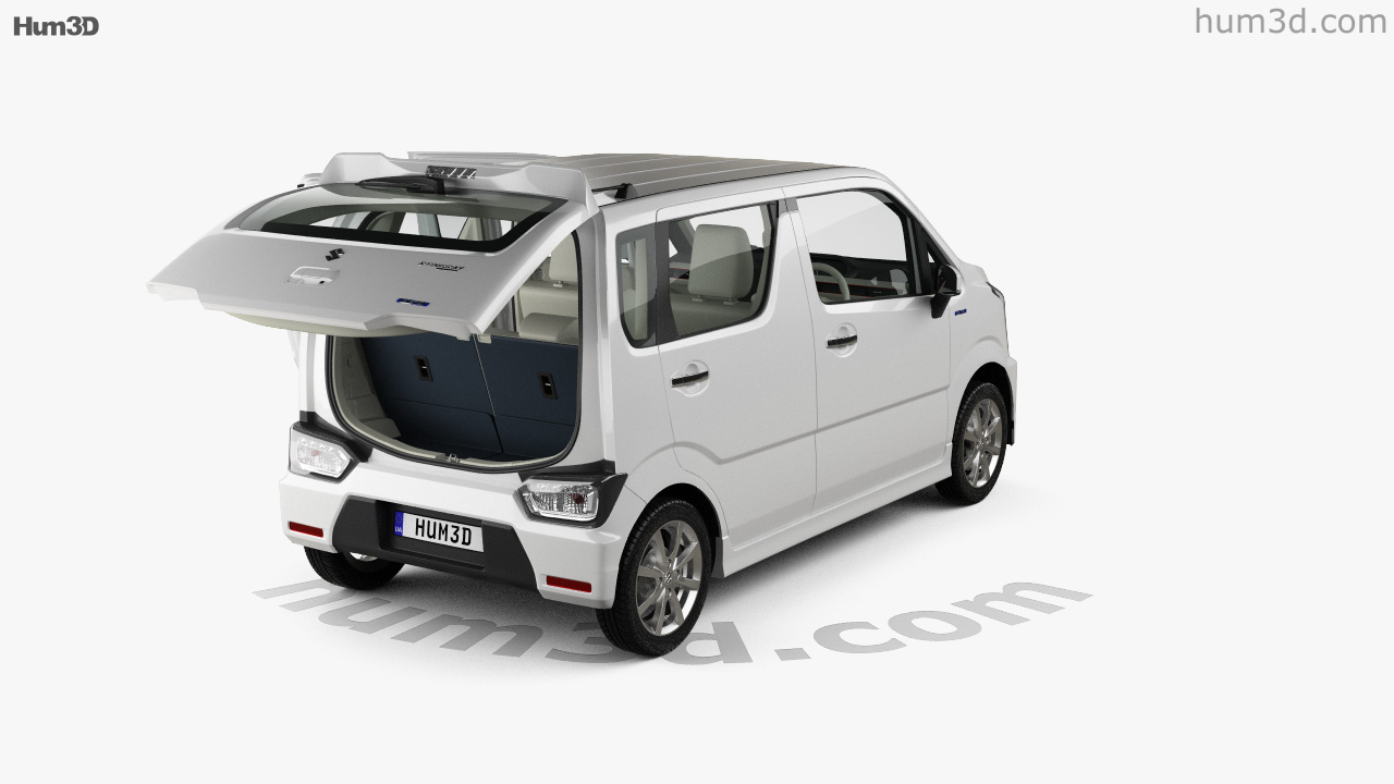 360 view of Suzuki Wagon R Stingray hybrid with HQ interior 2021 3D ...