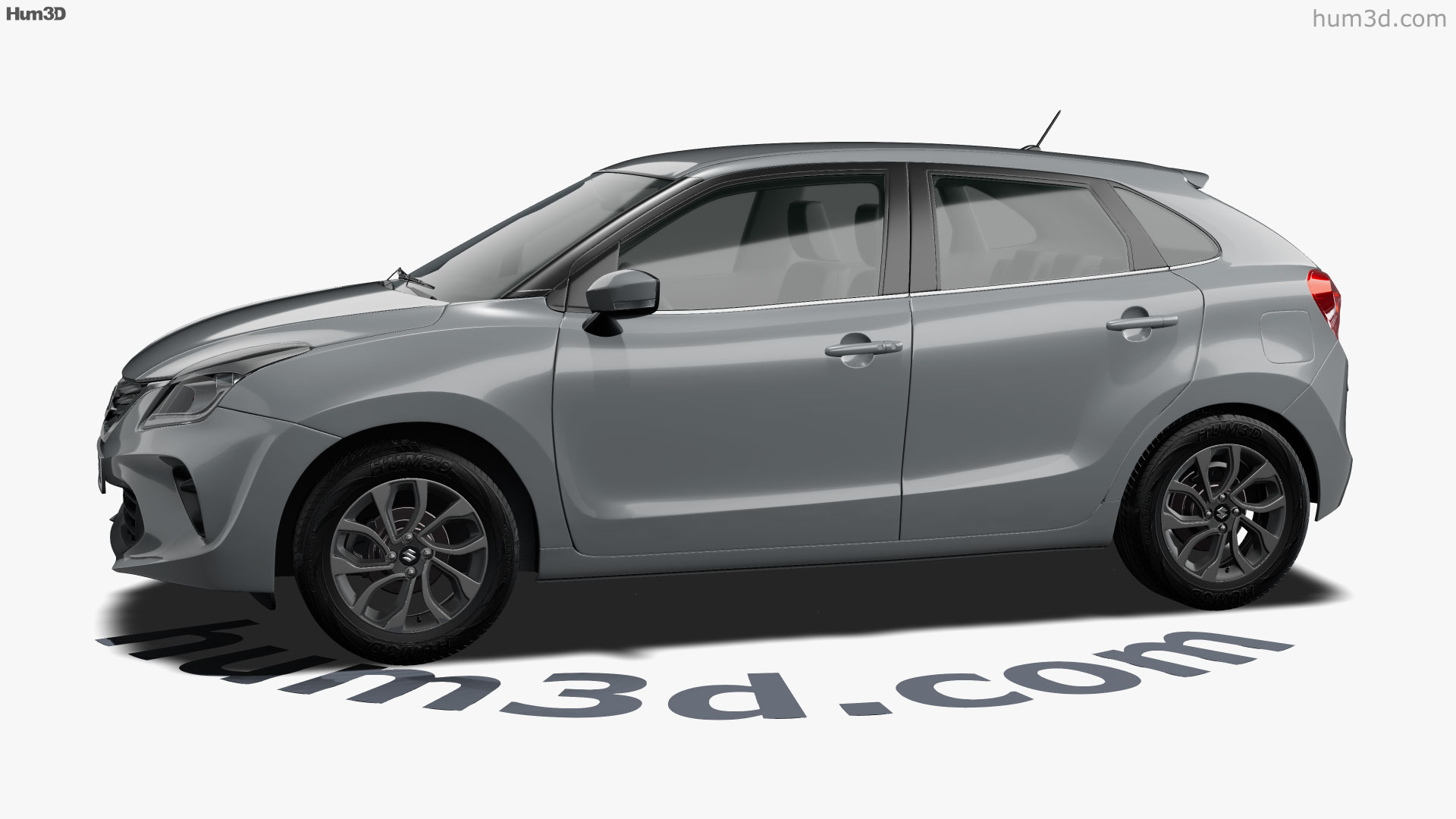 360 view of Suzuki Baleno 2022 3D model - 3DModels store