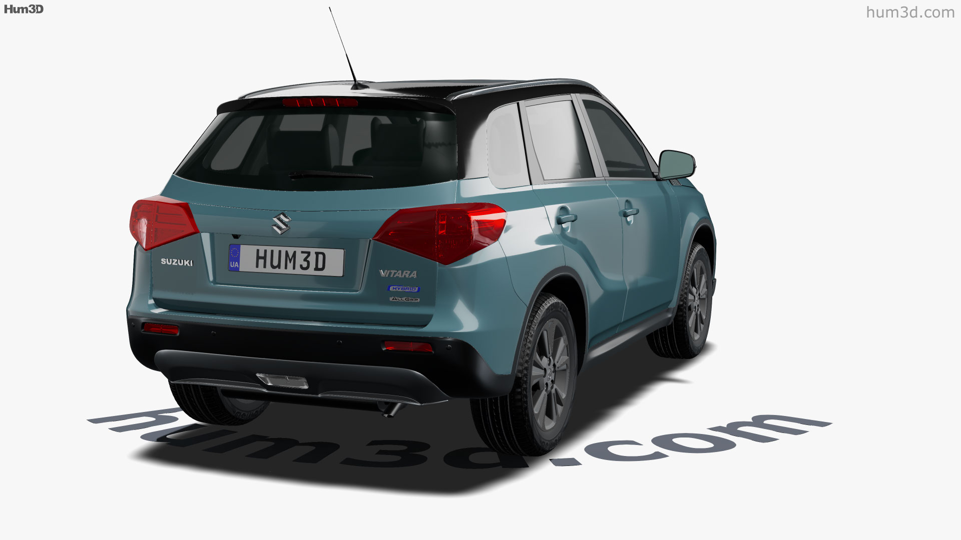 360 view of Suzuki Vitara hybrid AllGrip 2022 3D model - 3DModels store