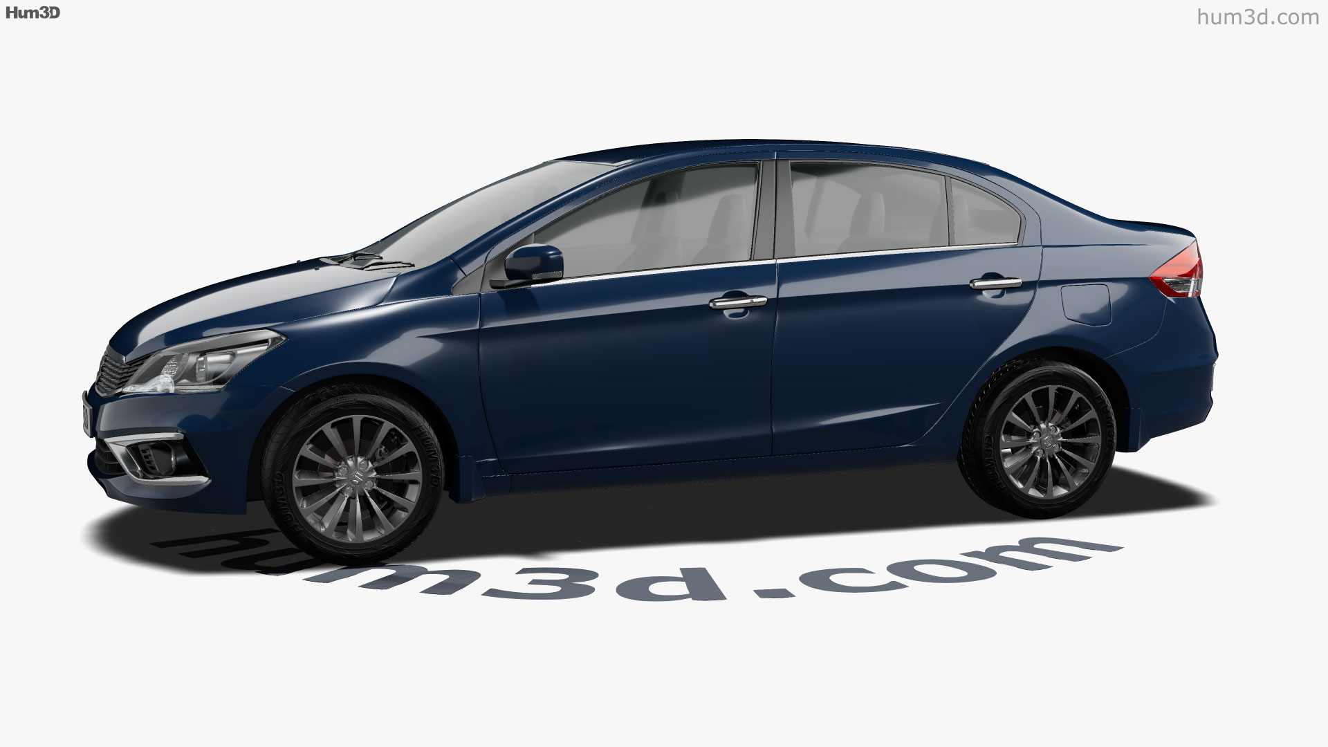 360 view of Suzuki Ciaz 2023 3D model - 3DModels store