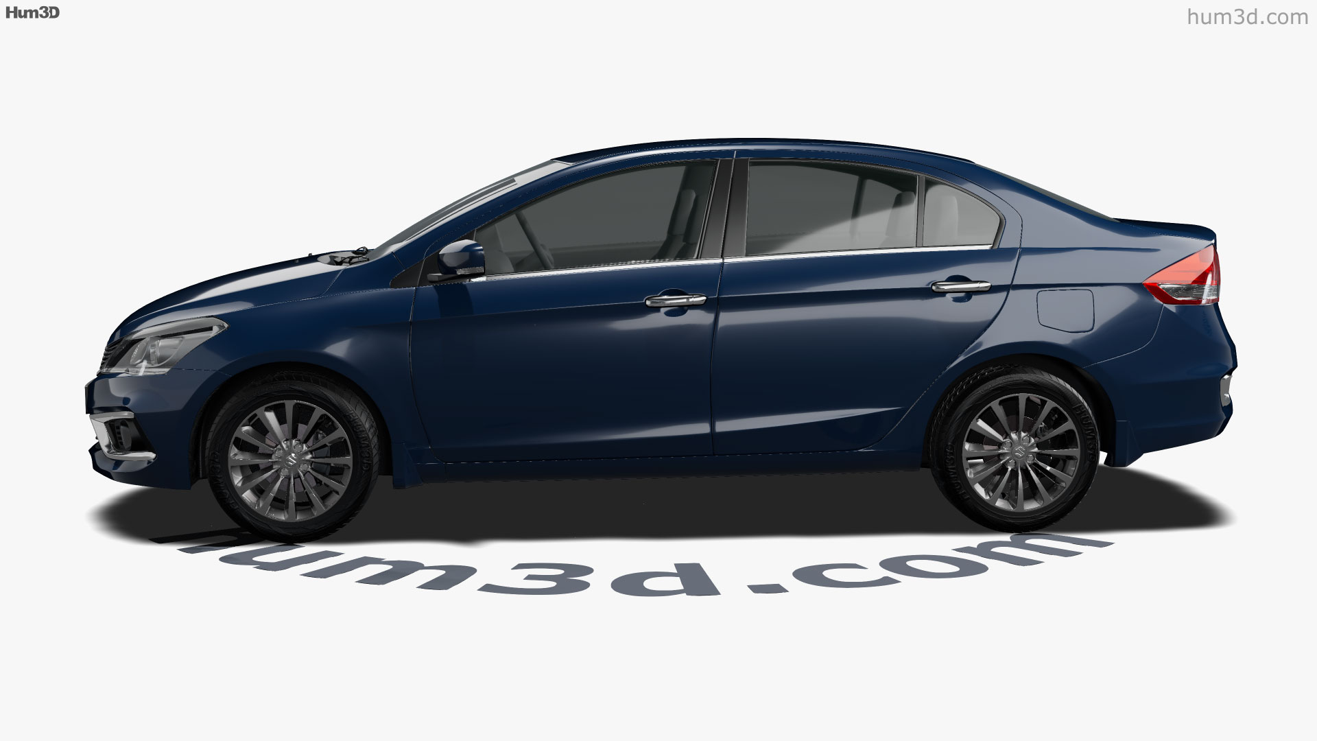 360 view of Suzuki Ciaz 2023 3D model - 3DModels store