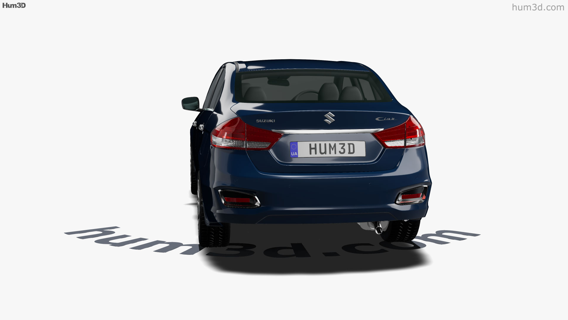 360 view of Suzuki Ciaz 2023 3D model - 3DModels store