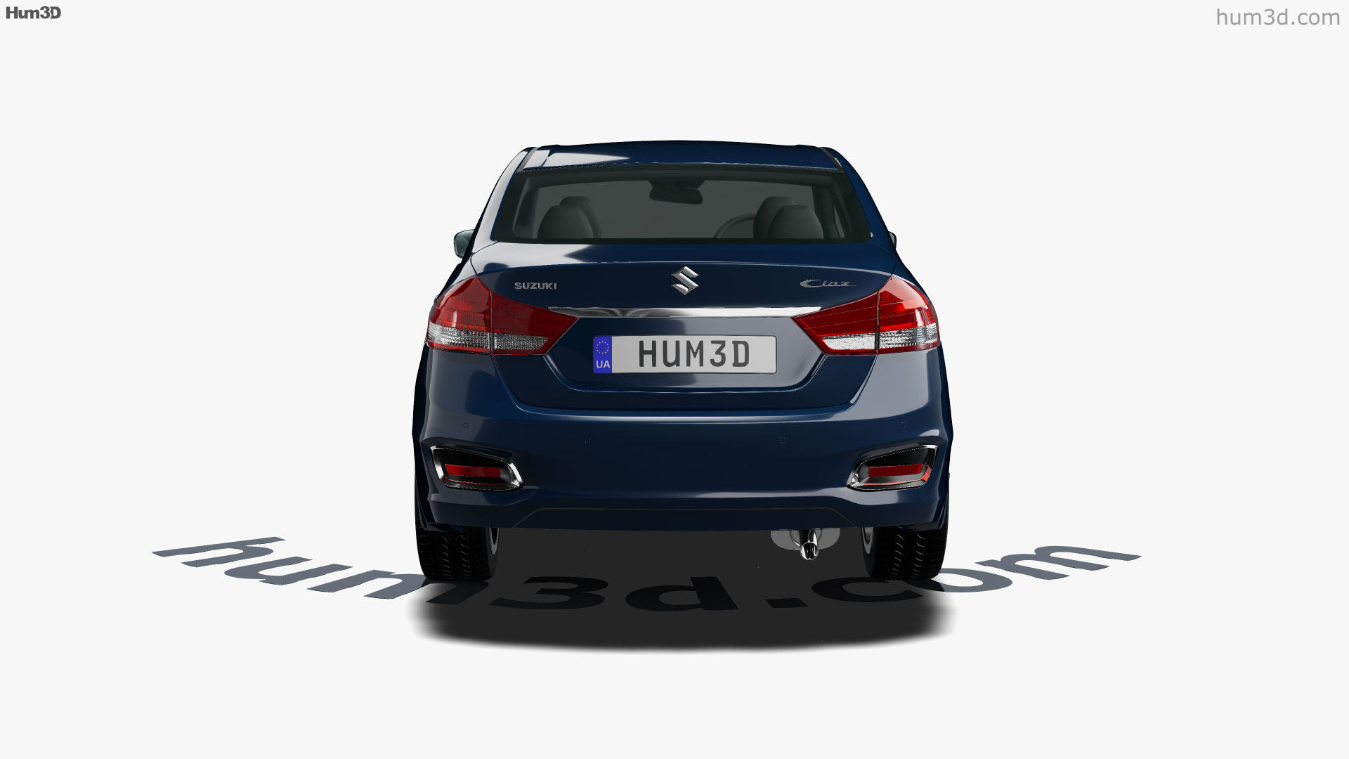 360 view of Suzuki Ciaz 2023 3D model - 3DModels store