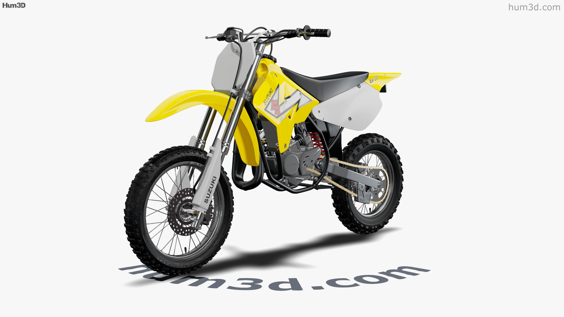 360 view of Suzuki RM85 2000 3D model - 3DModels store