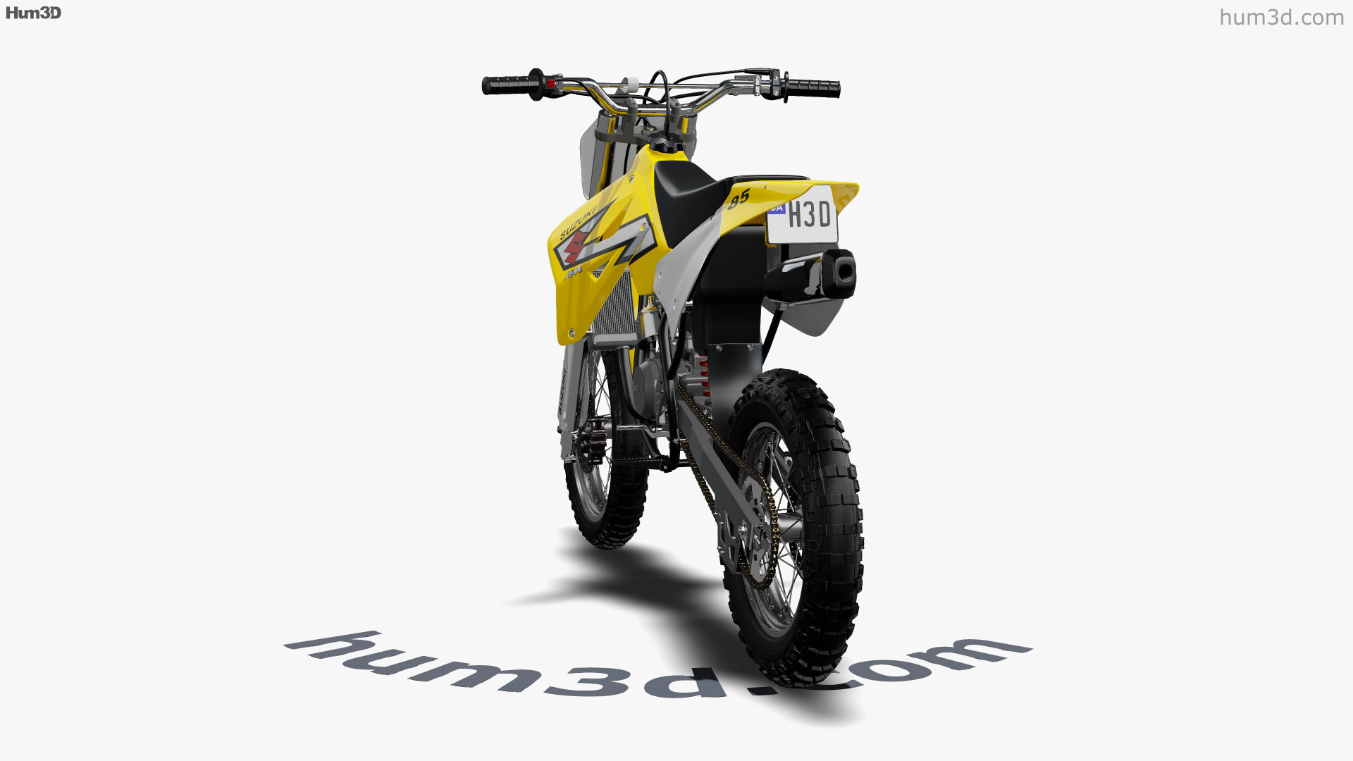 360 view of Suzuki RM85 2000 3D model - 3DModels store