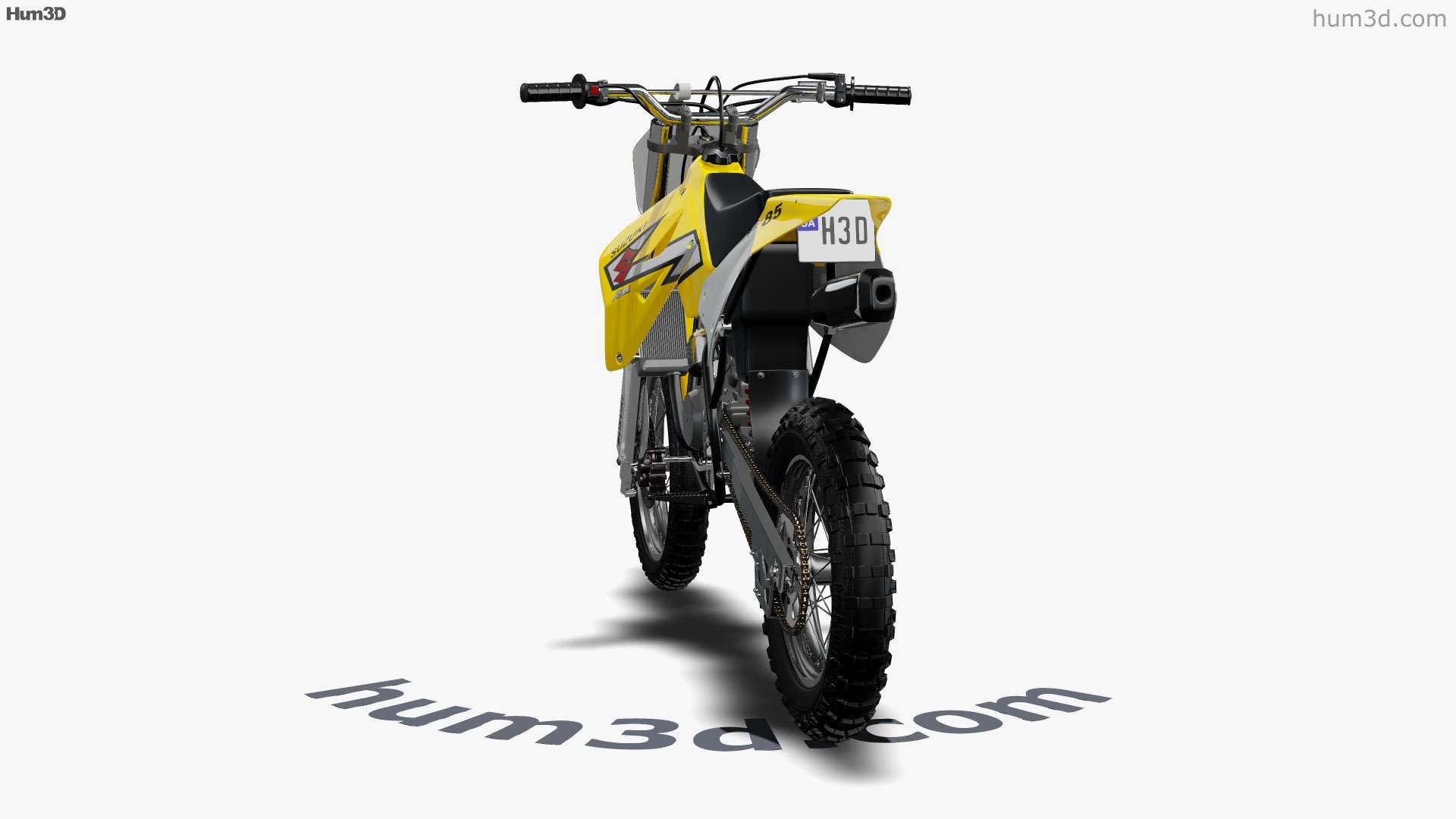360 view of Suzuki RM85 2000 3D model - 3DModels store