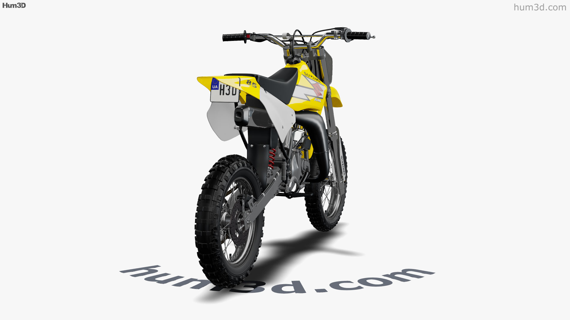 360 view of Suzuki RM85 2000 3D model - 3DModels store