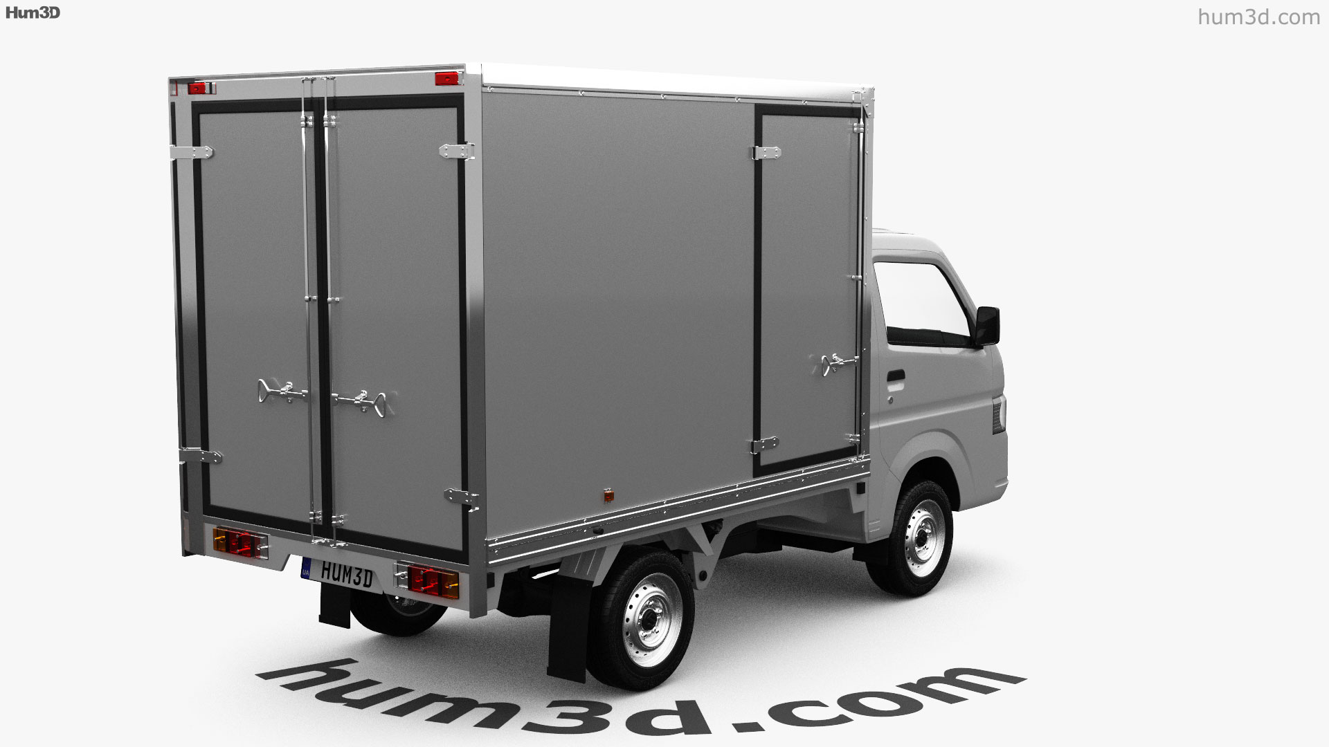 360 view of Suzuki Carry Box Truck 2022 3D model - 3DModels store