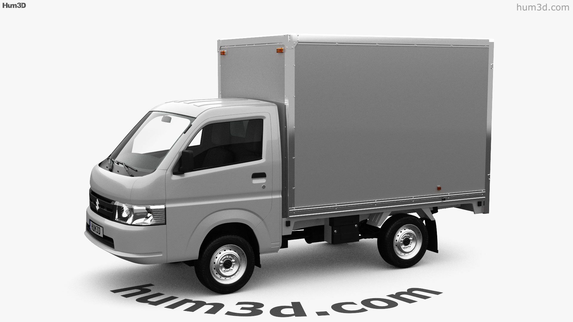 360 view of Suzuki Carry Box Truck 2022 3D model - 3DModels store