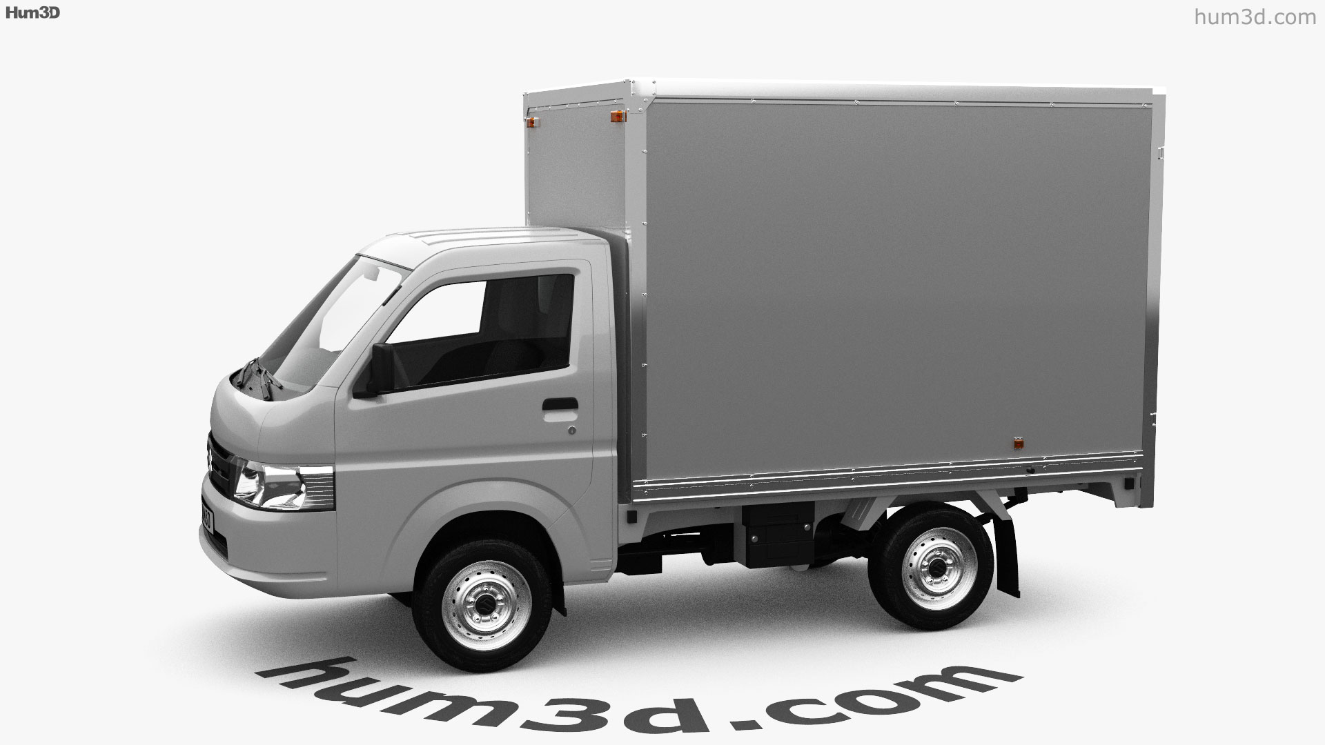 360 view of Suzuki Carry Box Truck 2022 3D model - 3DModels store