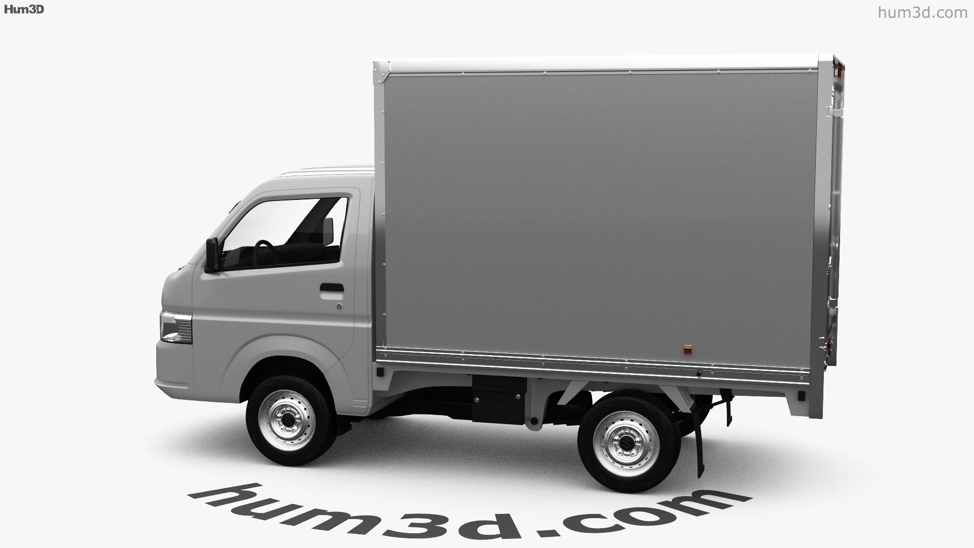 360 view of Suzuki Carry Box Truck 2022 3D model - 3DModels store