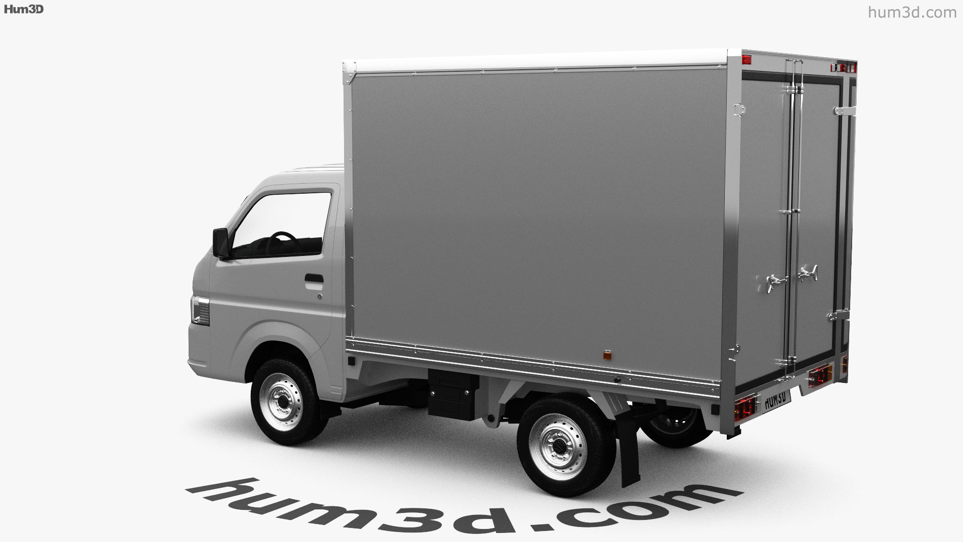 360 view of Suzuki Carry Box Truck 2022 3D model - 3DModels store