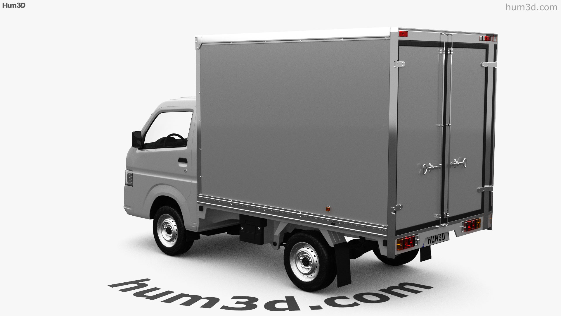 360 view of Suzuki Carry Box Truck 2022 3D model - 3DModels store