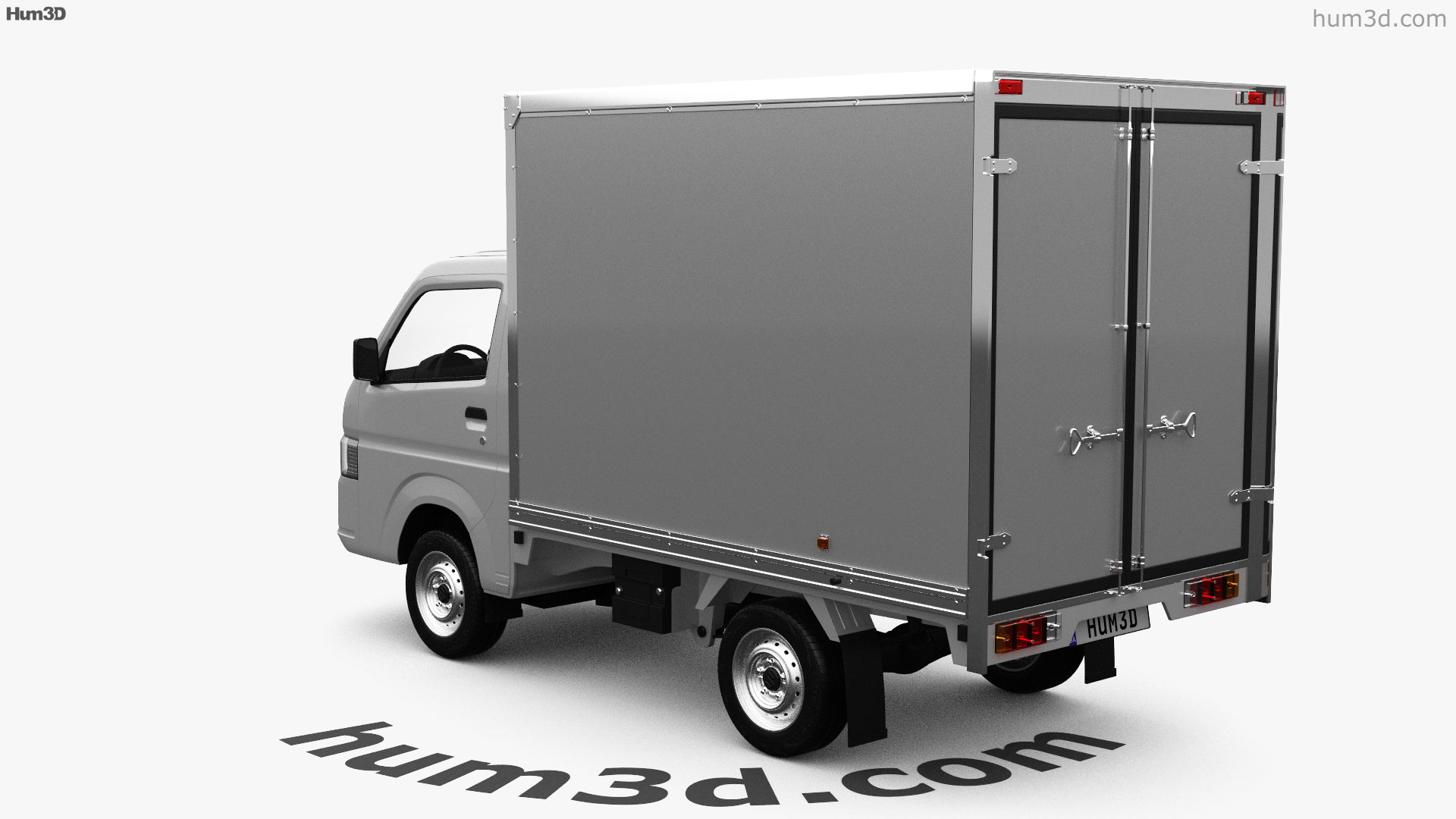 360 view of Suzuki Carry Box Truck 2022 3D model - 3DModels store