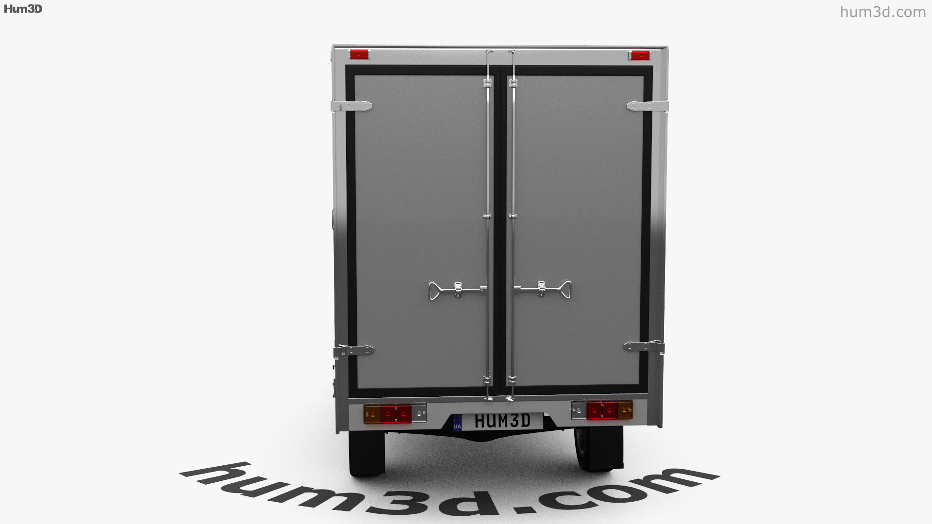 360 view of Suzuki Carry Box Truck 2022 3D model - 3DModels store