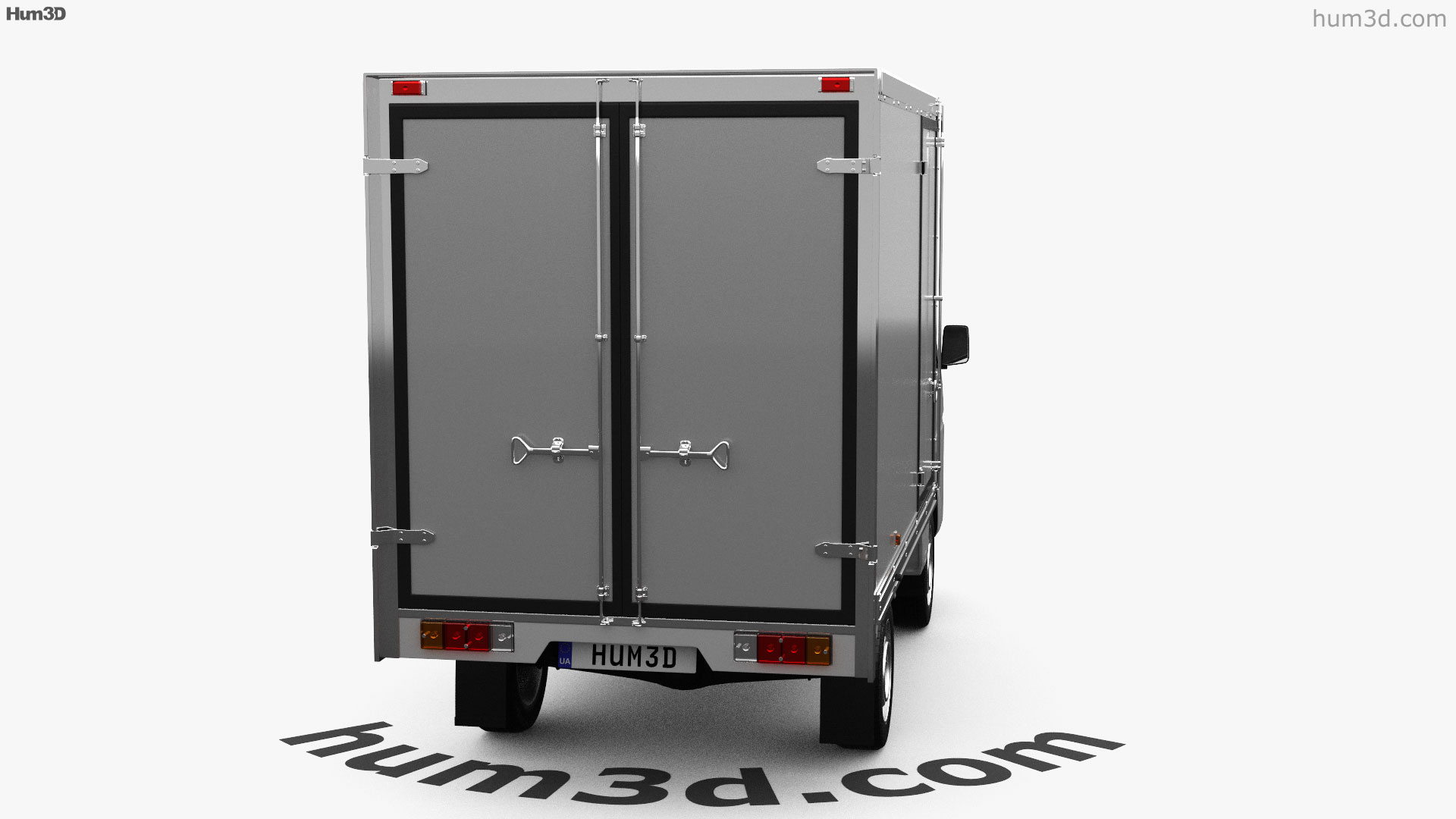 360 view of Suzuki Carry Box Truck 2022 3D model - 3DModels store