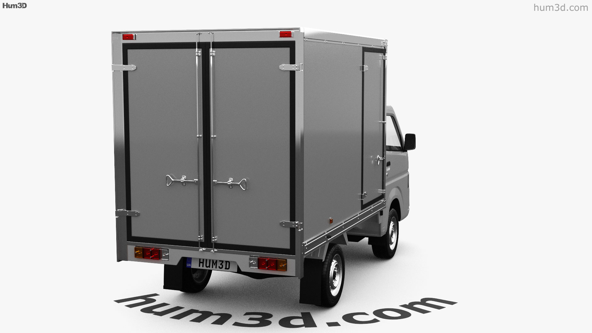 360 view of Suzuki Carry Box Truck 2022 3D model - 3DModels store