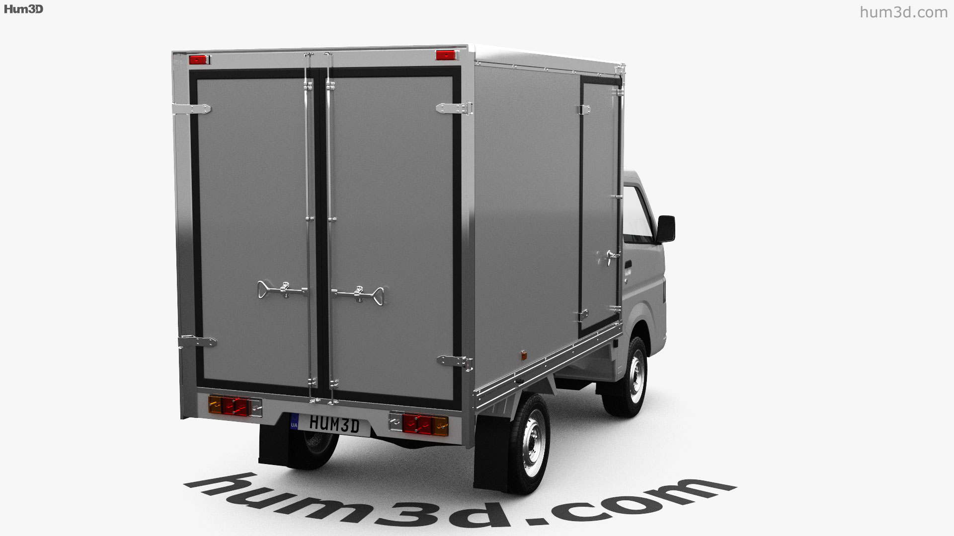 360 view of Suzuki Carry Box Truck 2022 3D model - 3DModels store