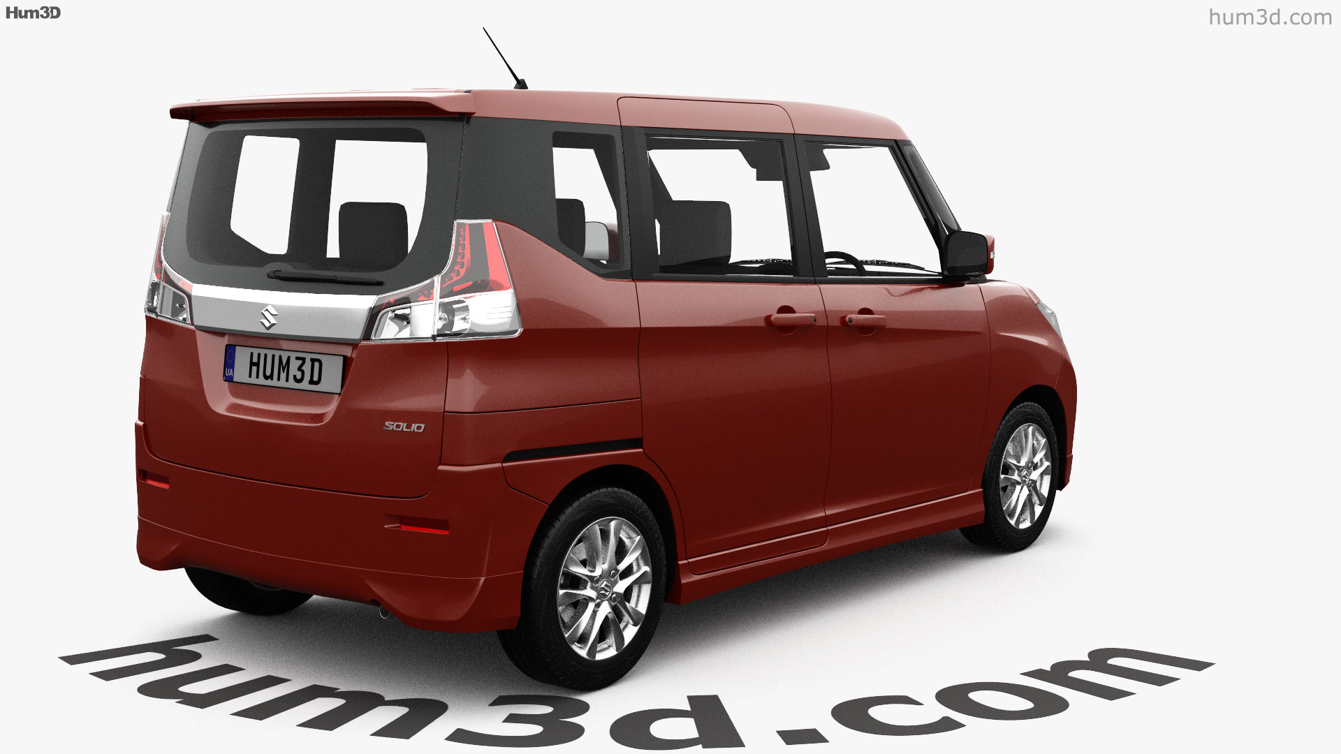 360 view of Suzuki Solio G 2019 3D model - 3DModels store