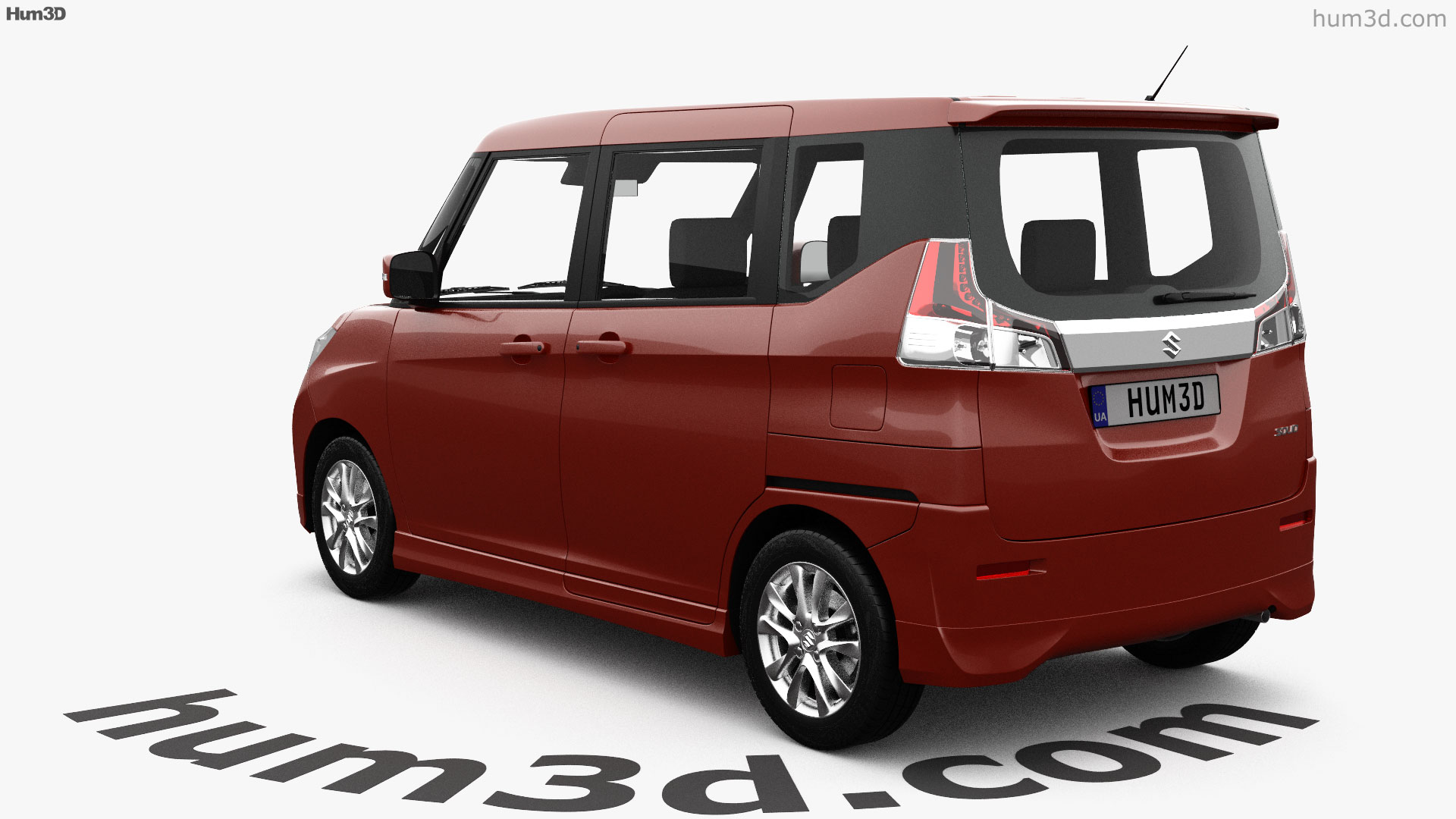 360 view of Suzuki Solio G 2019 3D model - 3DModels store