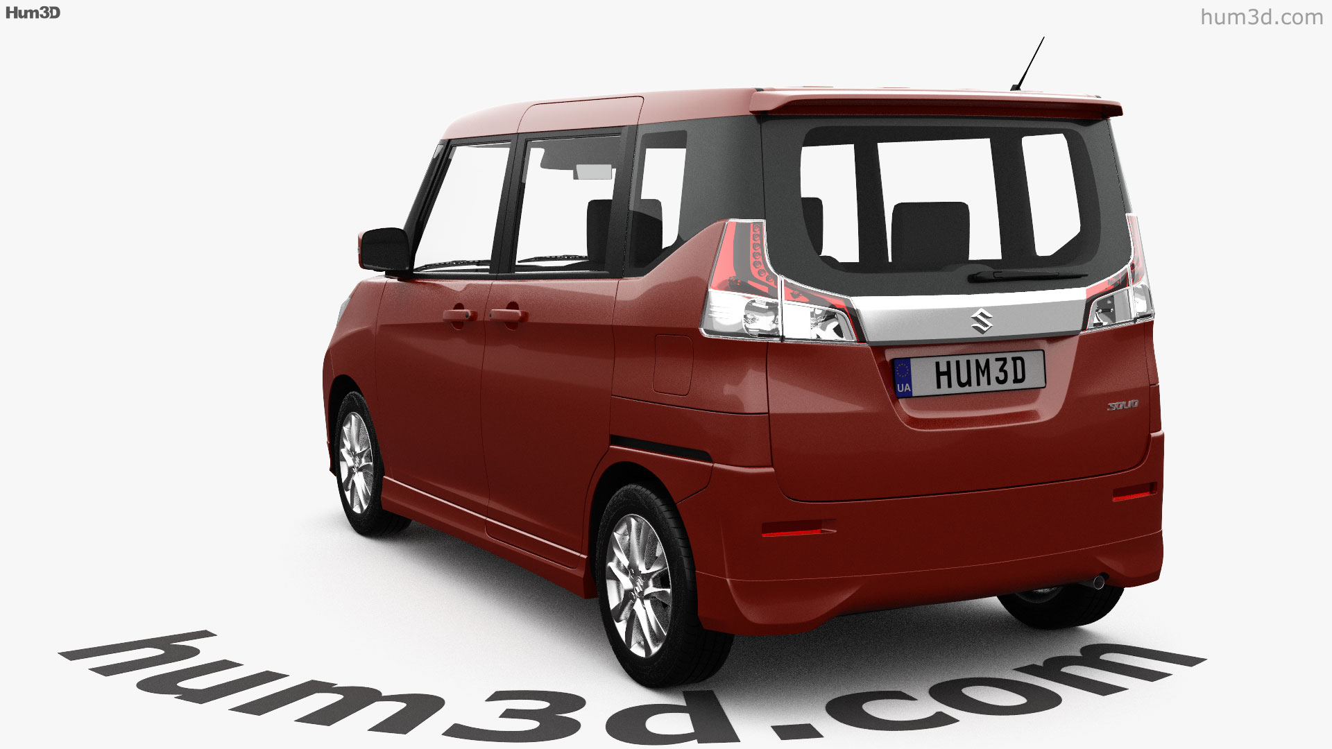 360 view of Suzuki Solio G 2019 3D model - 3DModels store