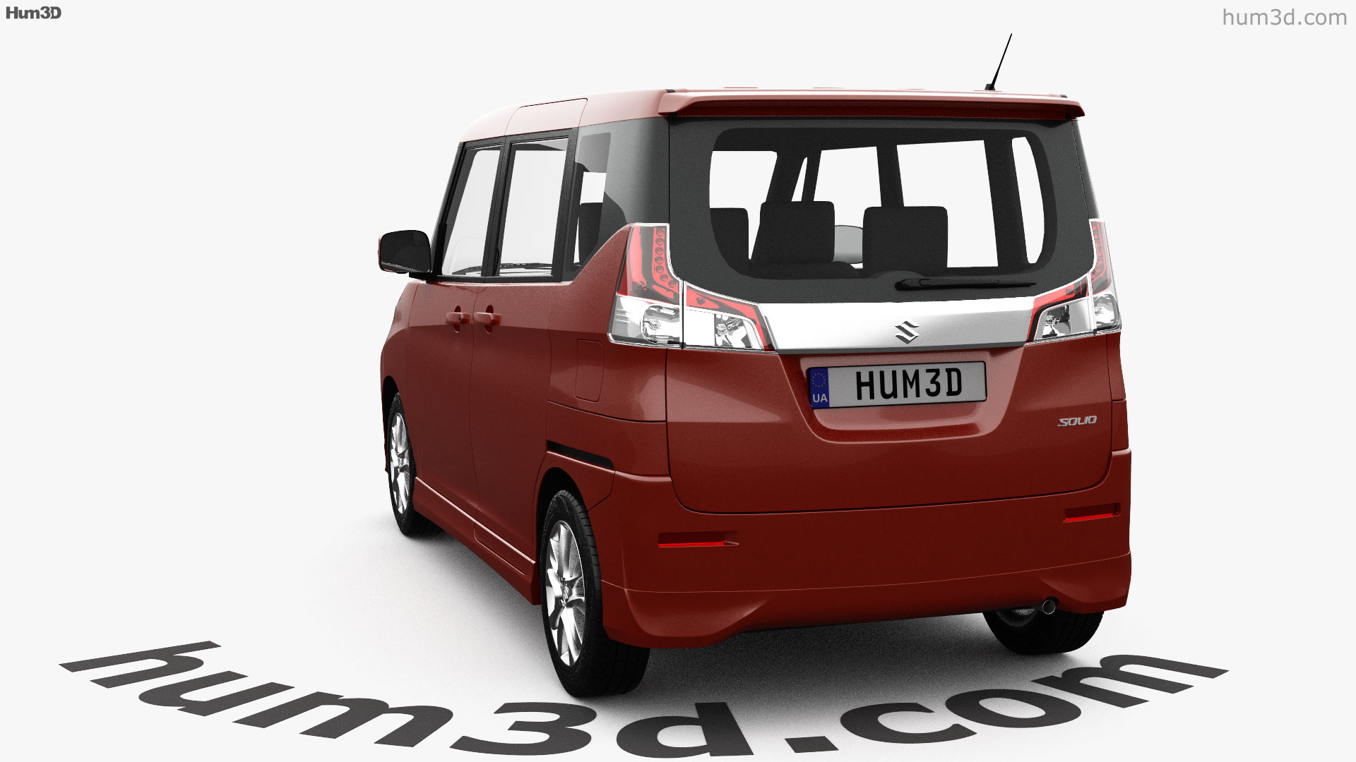 360 view of Suzuki Solio G 2019 3D model - 3DModels store