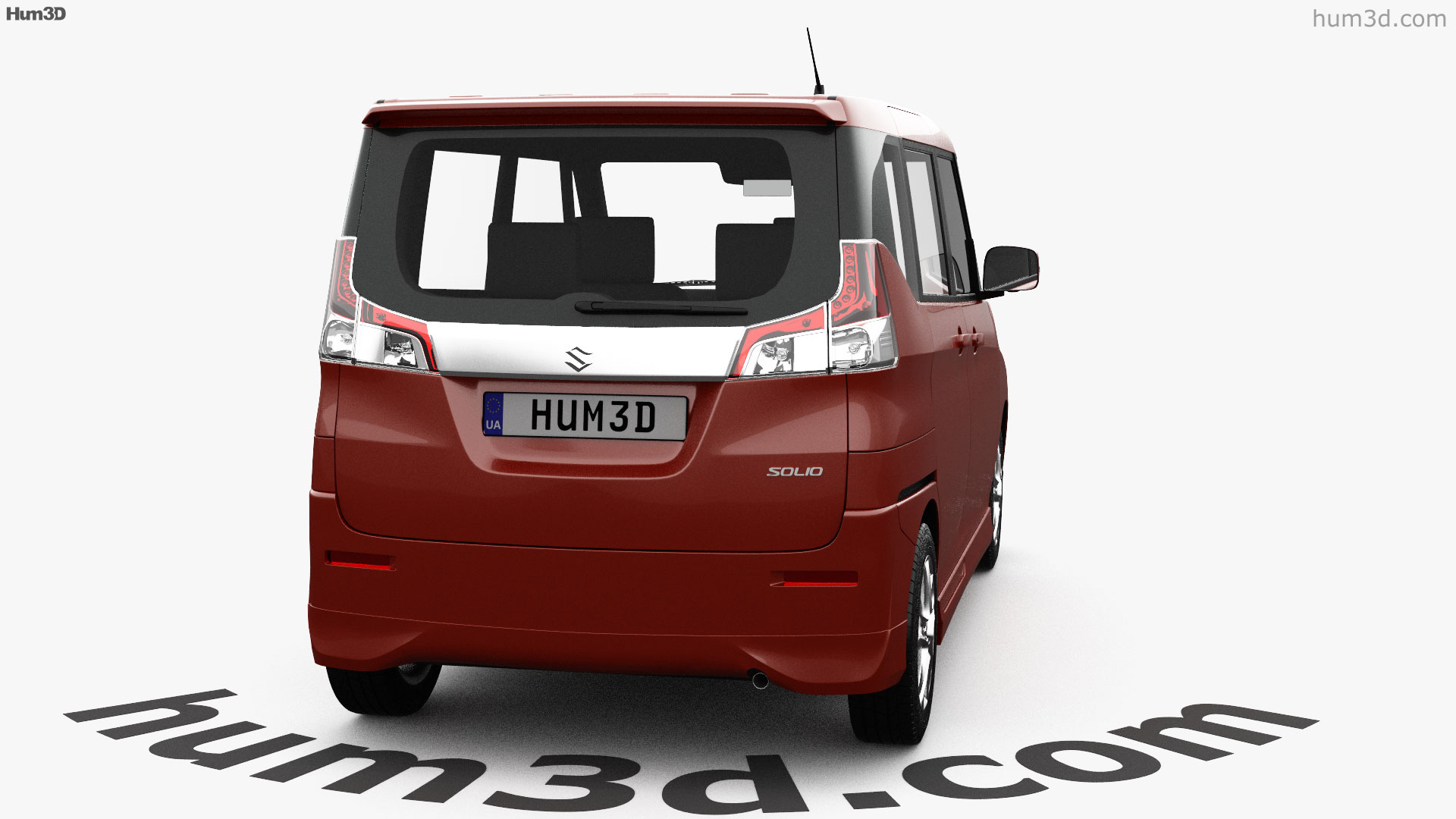 360 view of Suzuki Solio G 2019 3D model - 3DModels store
