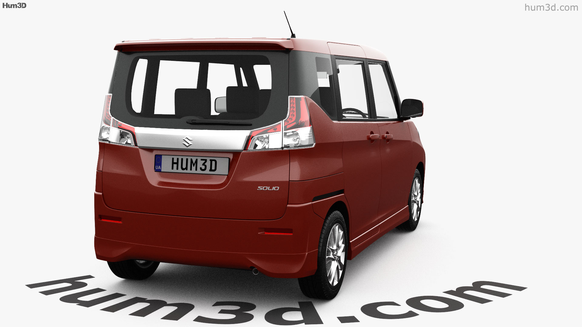 360 view of Suzuki Solio G 2019 3D model - 3DModels store