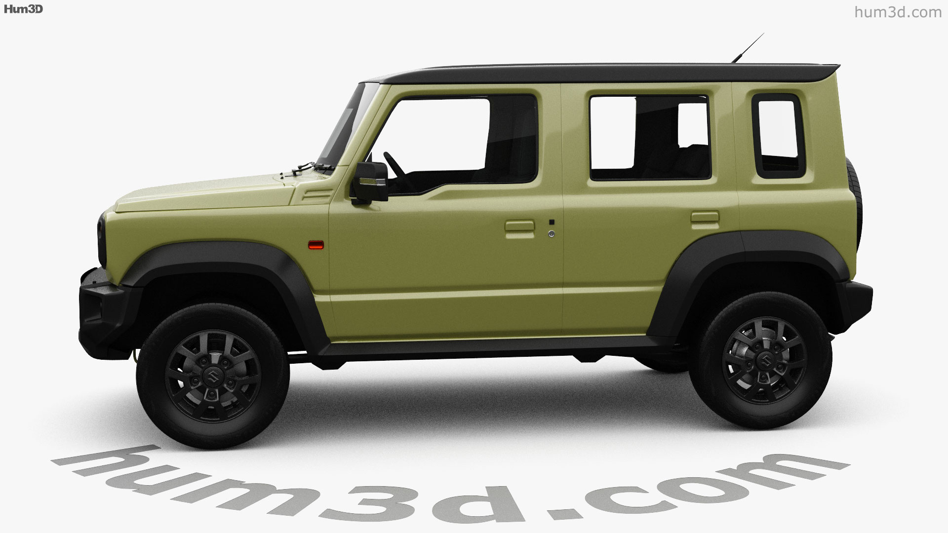 360 view of Suzuki Maruti Jimny 5-door 2022 3D model - 3DModels store