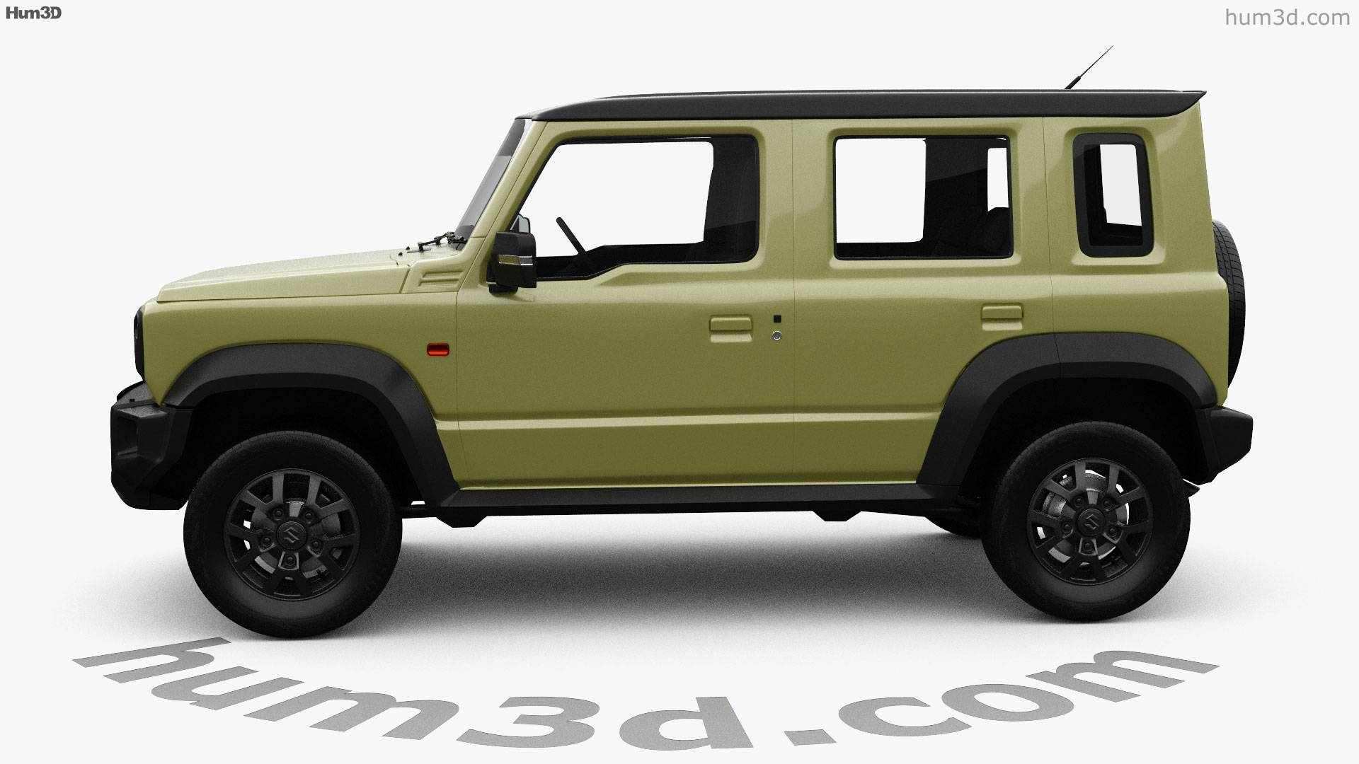 360 view of Suzuki Maruti Jimny 5-door 2022 3D model - 3DModels store