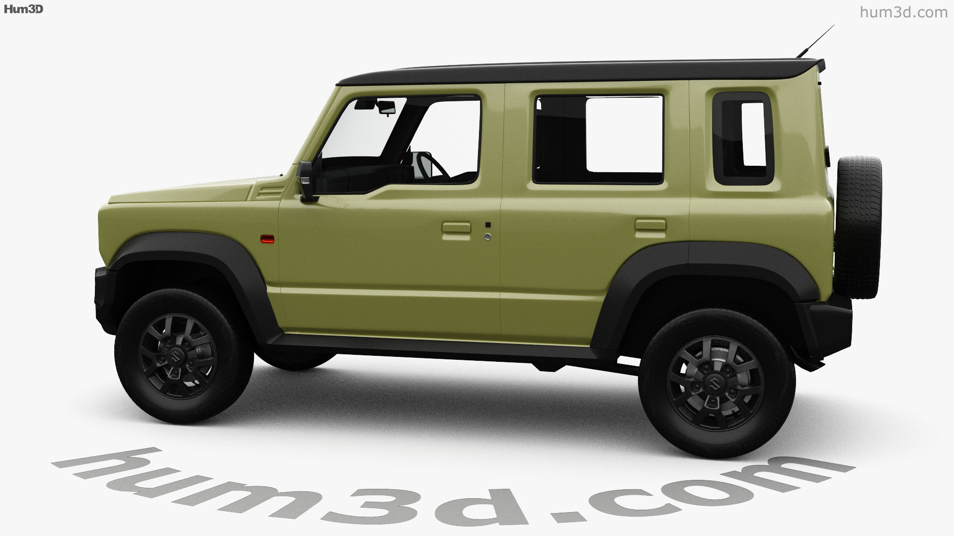 360 view of Suzuki Maruti Jimny 5-door 2022 3D model - 3DModels store