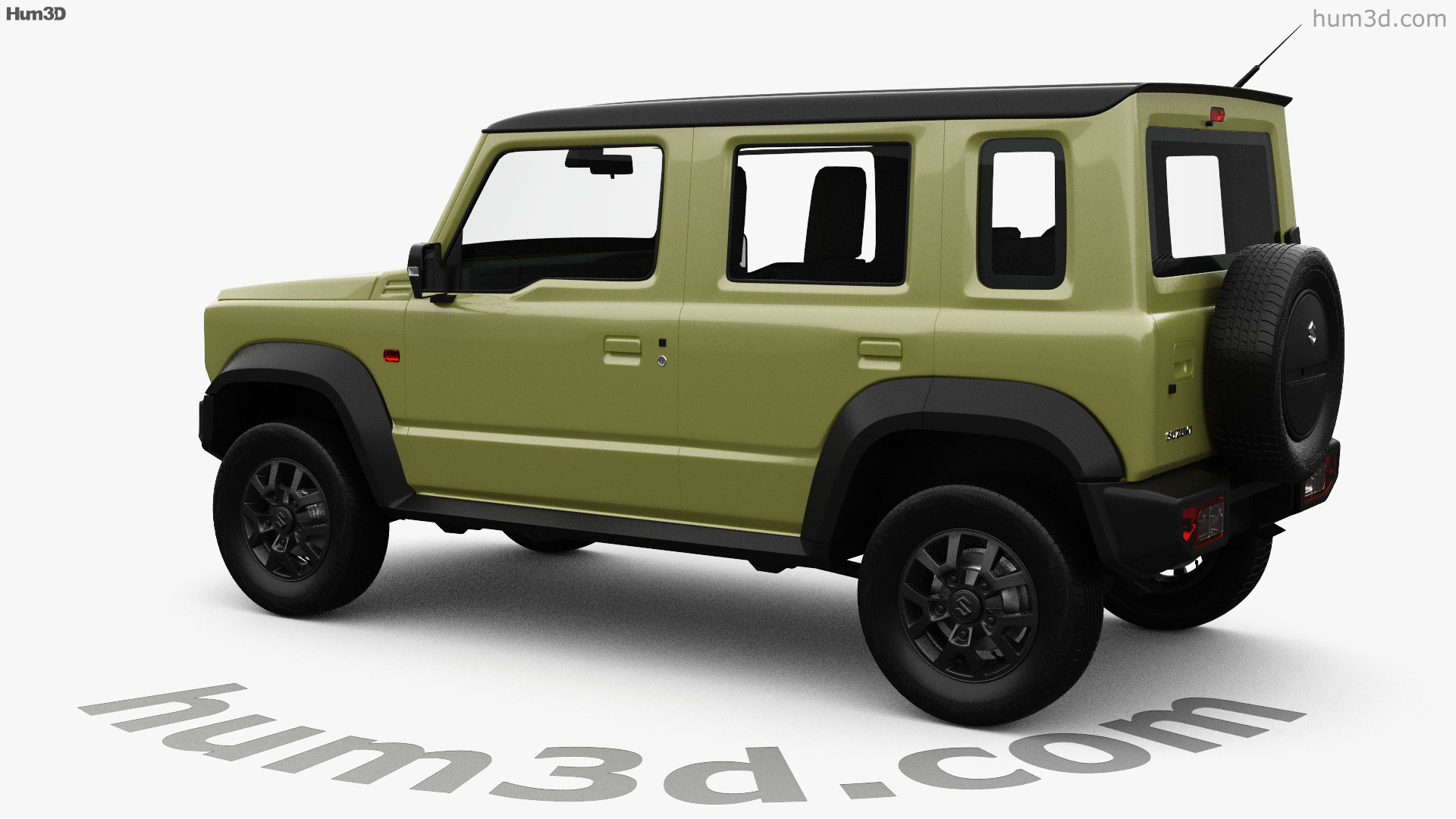 360 view of Suzuki Maruti Jimny 5-door 2022 3D model - 3DModels store