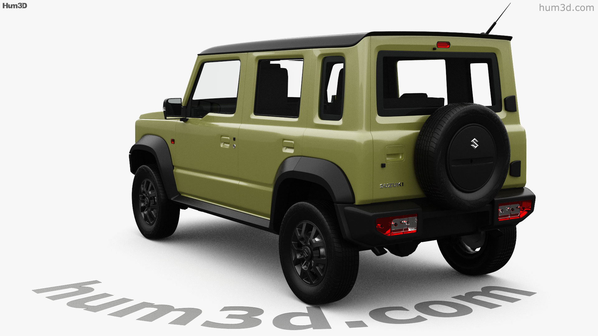 360 view of Suzuki Maruti Jimny 5-door 2022 3D model - 3DModels store