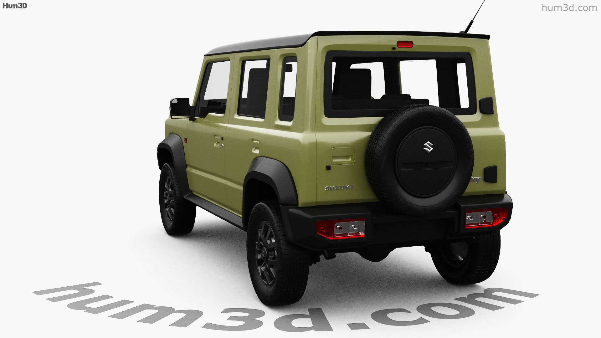360 view of Suzuki Maruti Jimny 5-door 2022 3D model - 3DModels store