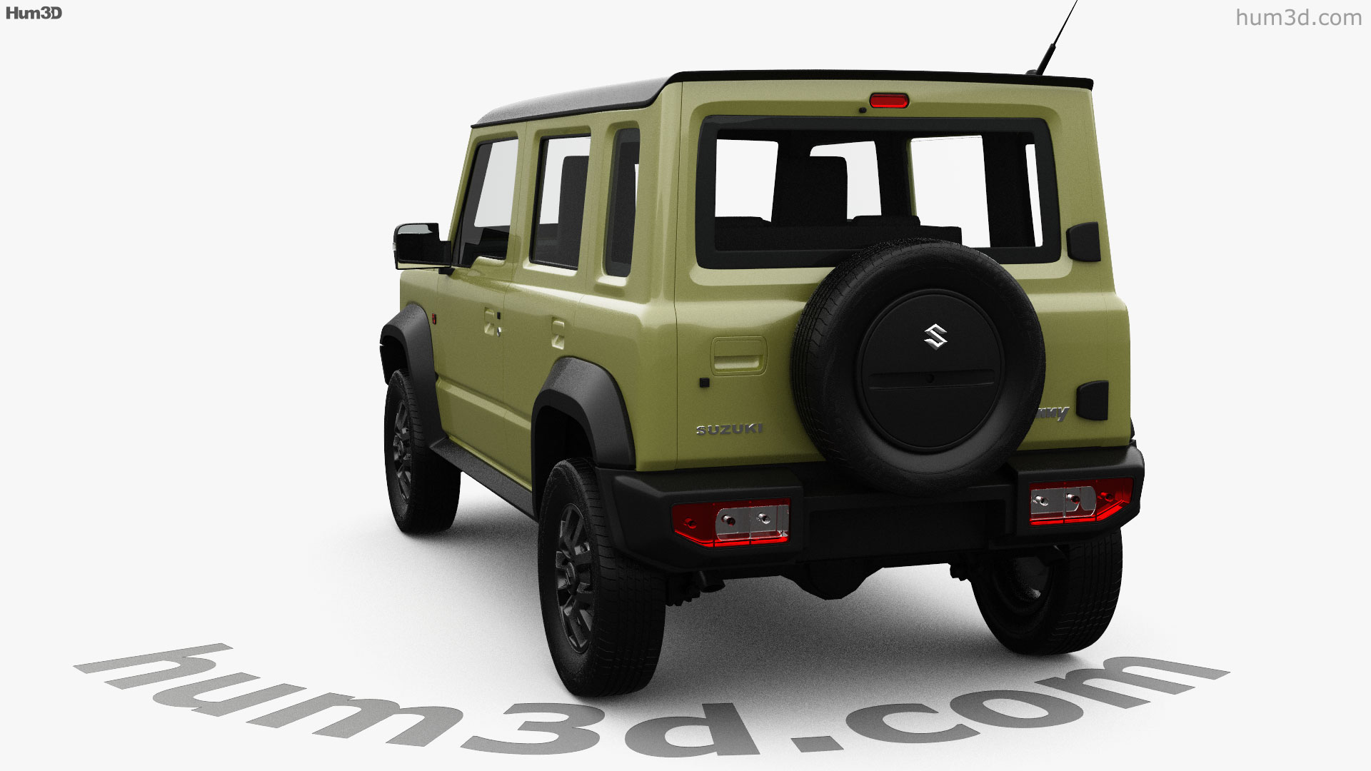 360 view of Suzuki Maruti Jimny 5-door 2022 3D model - 3DModels store