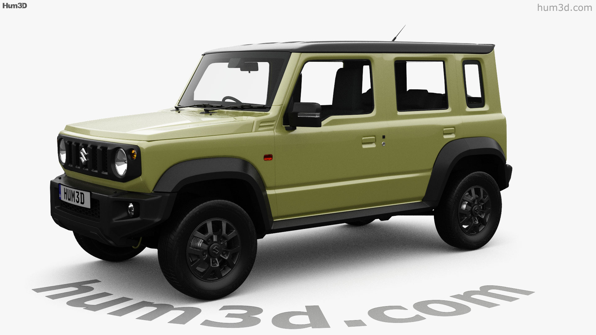 360 view of Suzuki Maruti Jimny 5-door 2022 3D model - 3DModels store