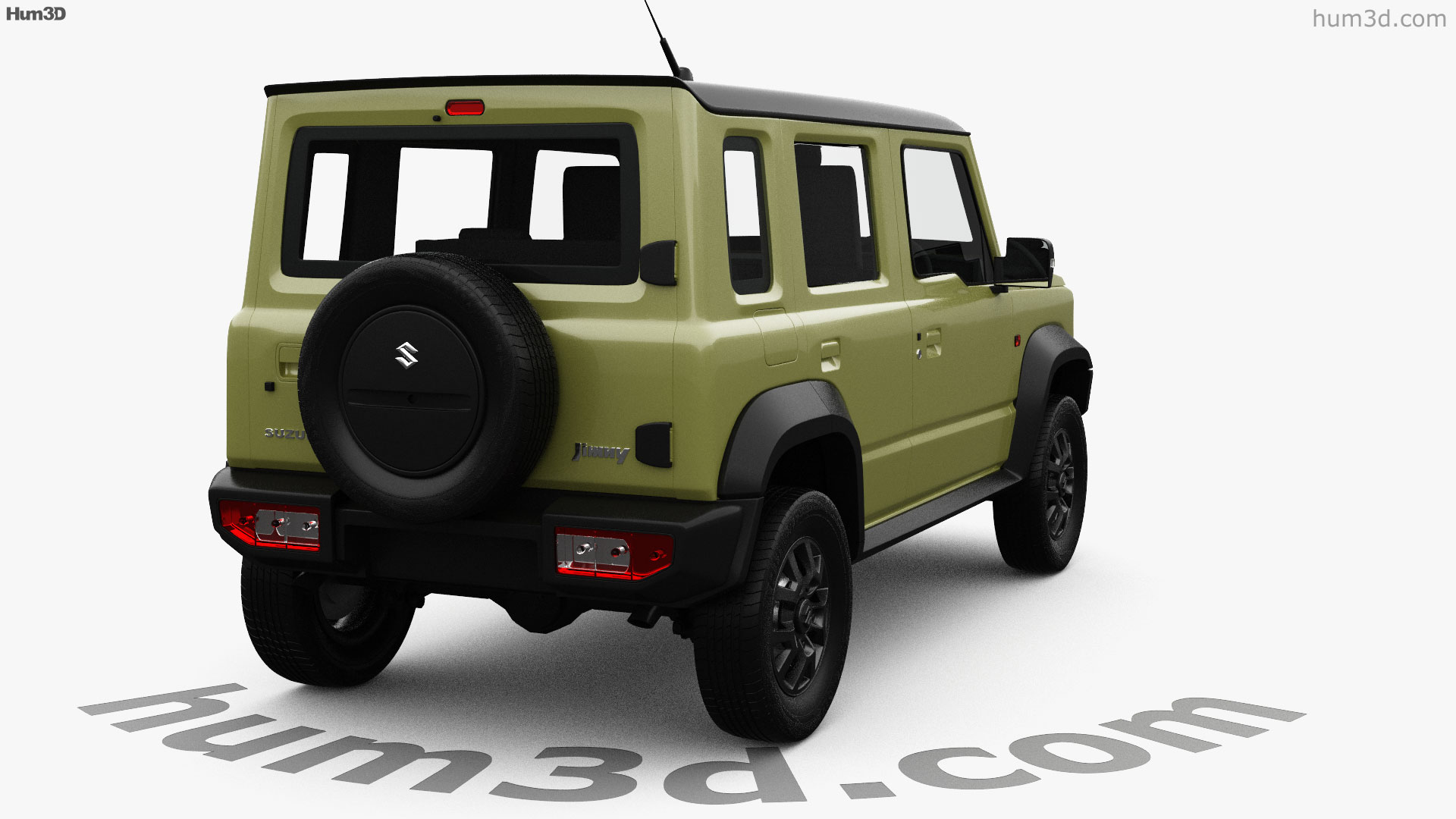 360 view of Suzuki Maruti Jimny 5-door 2022 3D model - 3DModels store